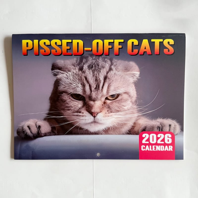 📅2026 Pissed-Off Cats Calendar