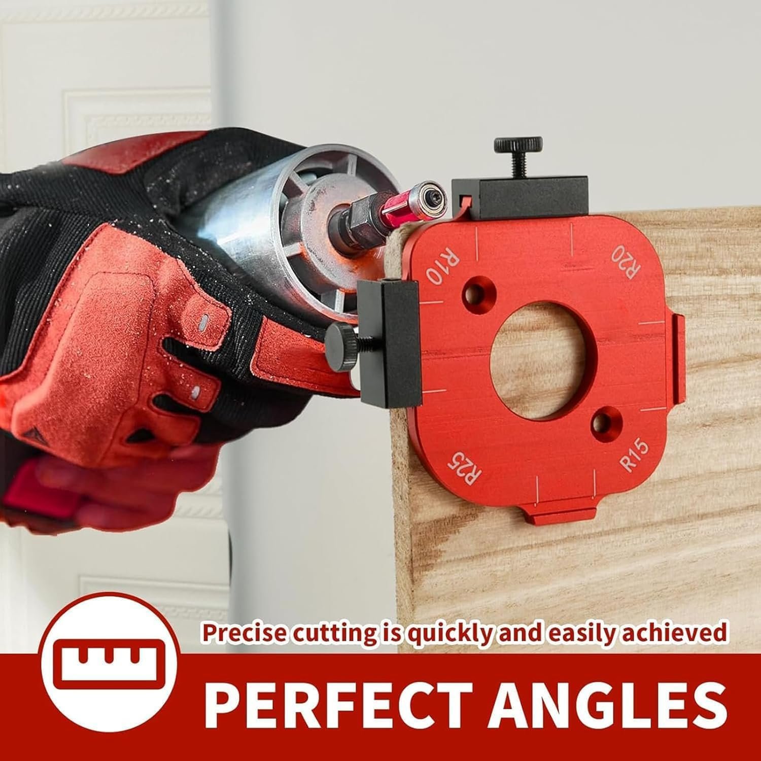 Trimmer Cutting R Angle Arc Template