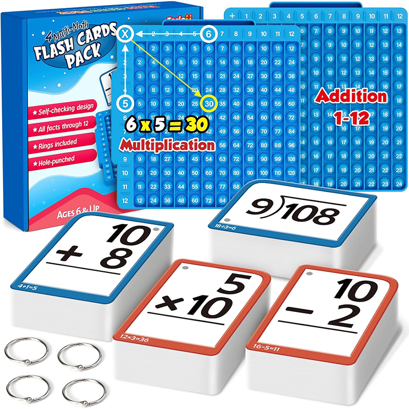 Multiplication Game Board, 12x12 Times Table Math Game Board for Kids ...