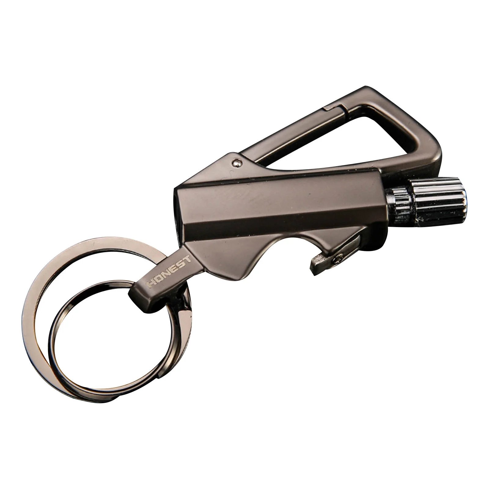 Permanent Match Infinity Lighter with Multitool Keychain Bottle Opener