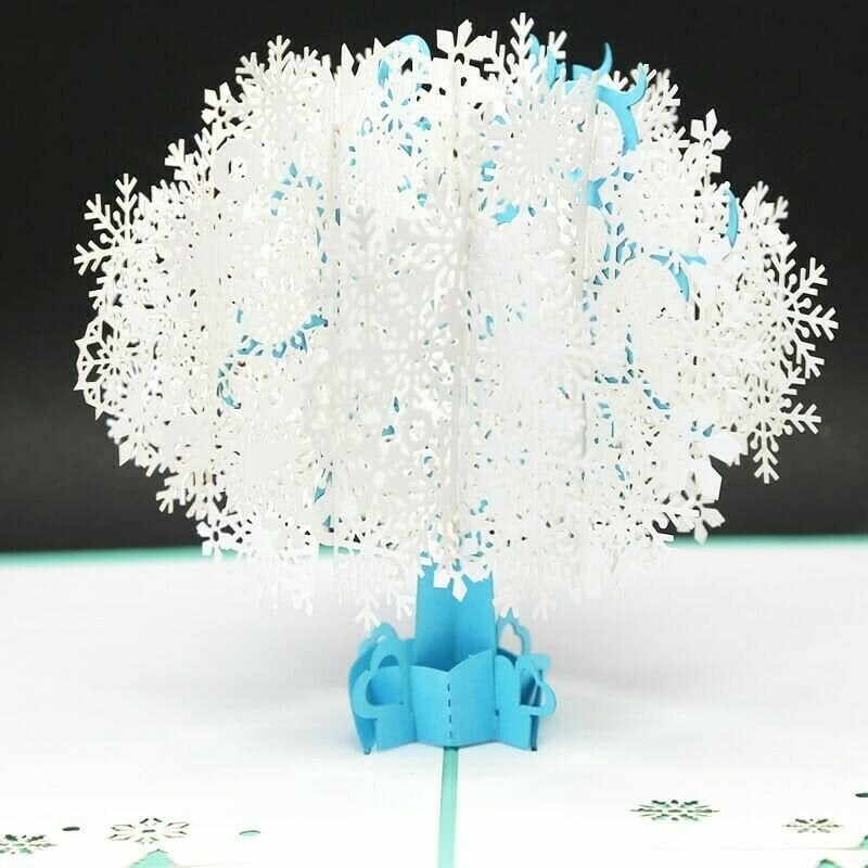 Snowflake Tree Pop Up Card
