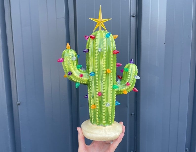 lusailstore - Handmade Vintage Luminous Cactus
