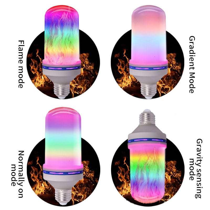 LED Flame Light Bulb With Gravity Sensing Effect - Brightmeteors