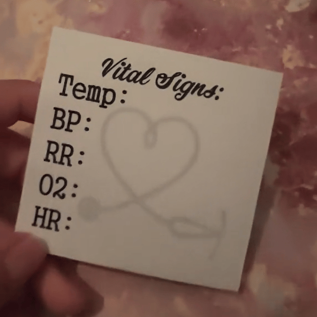 Vital Signs Sticky Notes - Ohcools