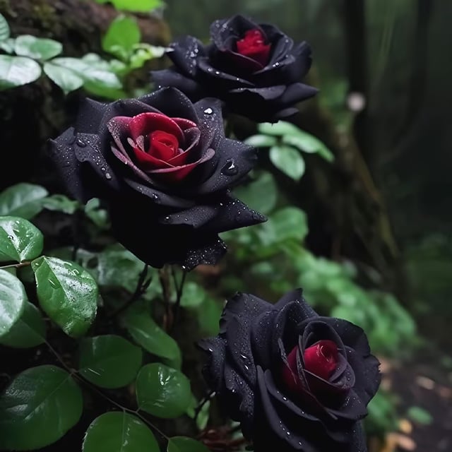 RARE BLACK RED ROSE FLOWER SEEDS – Hambort.com