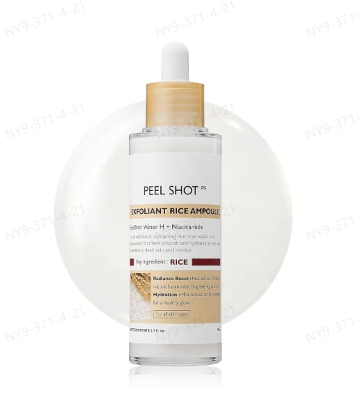 Peel Shot Glow Rice Ampoule Duo - Serums for Brightening, Exfoliating ...