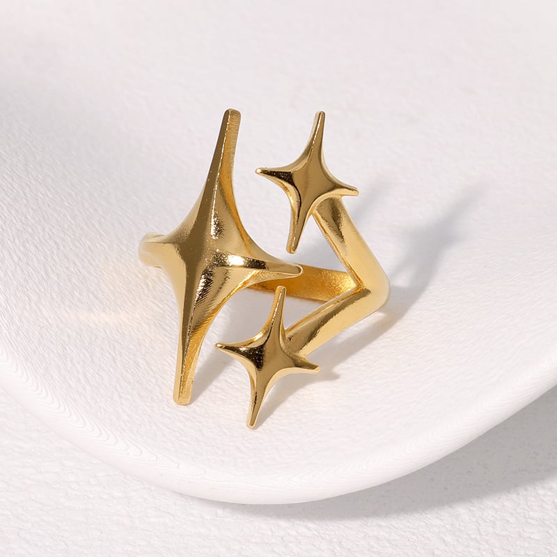 🌟Statement and Versatile Open - Ended Star Ring