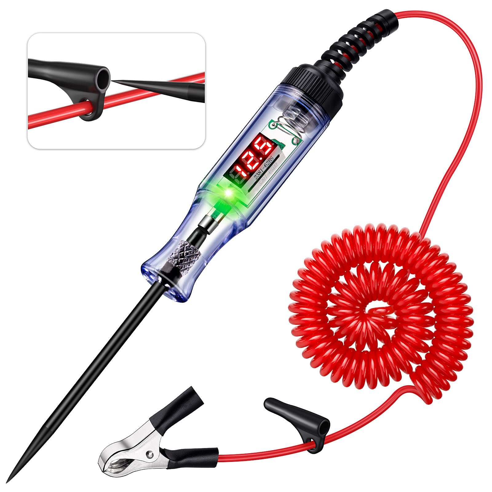 Heavy Duty 5-120V Digital LED Circuit Tester - Globitoa