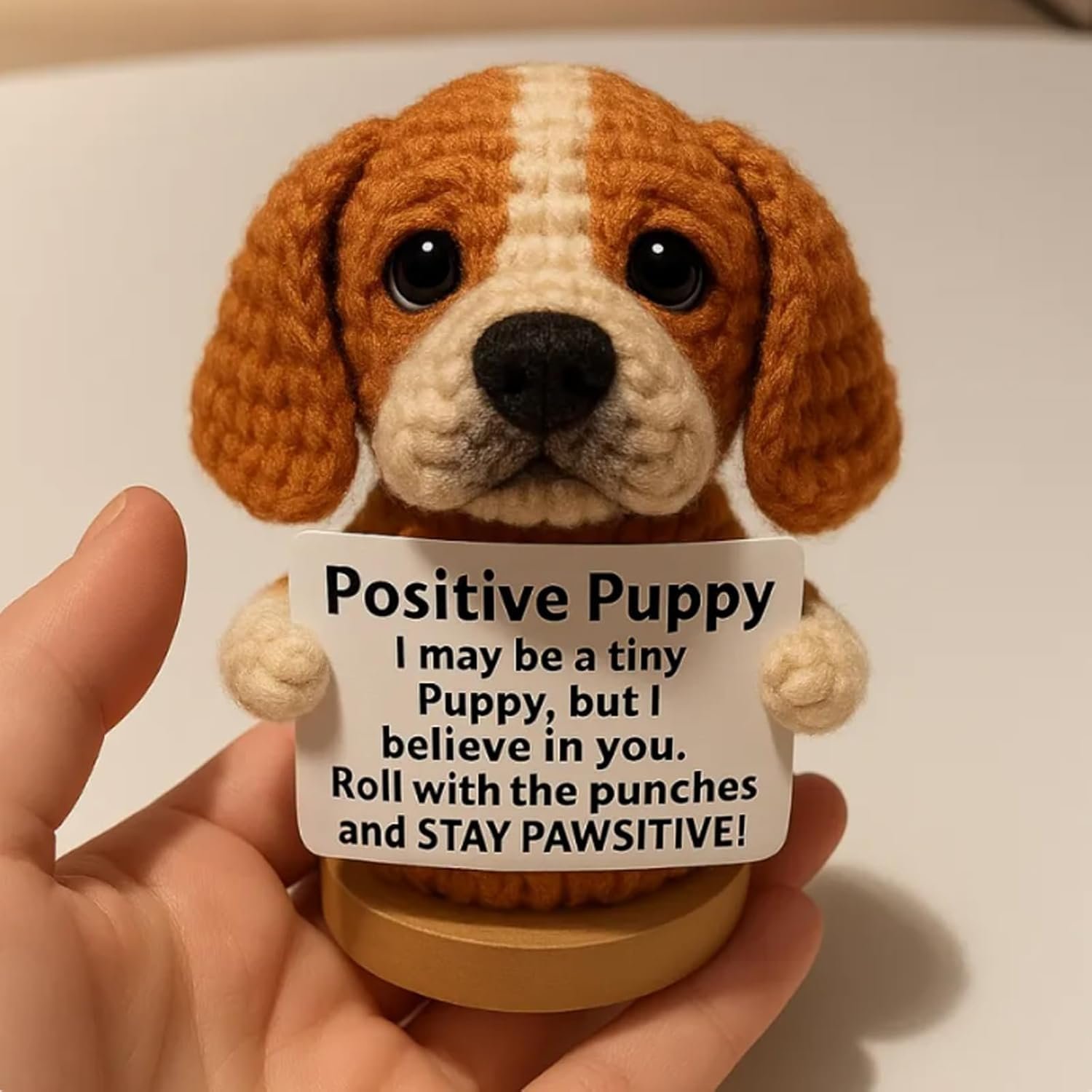 🐶Lovely Puppy Crocheted Emotional Support Doll - Laabuu