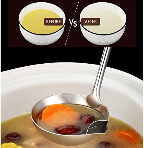 Stainless Steel Grease Spoon Fat Separator Filter Oil