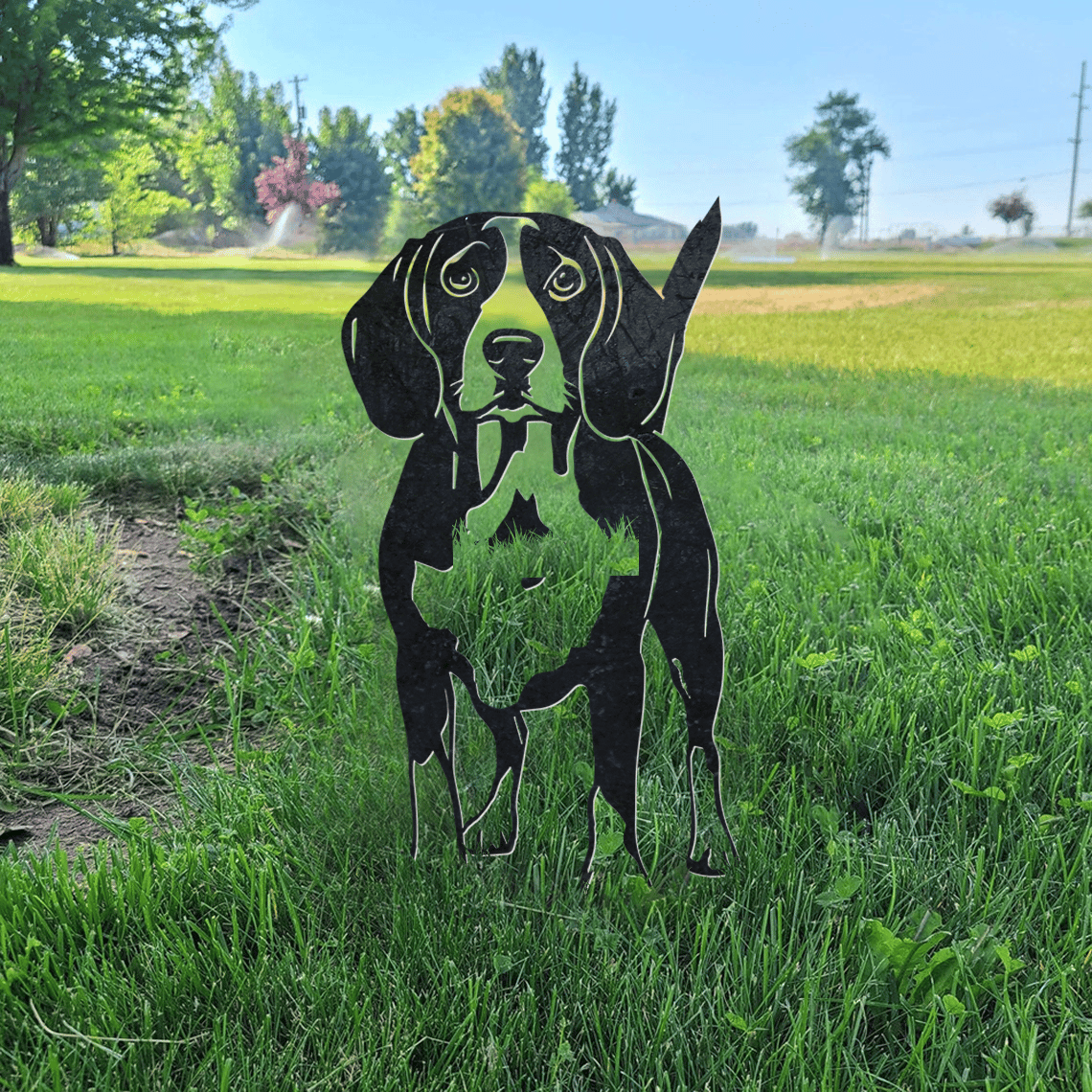 Beagle Metal Silhouette