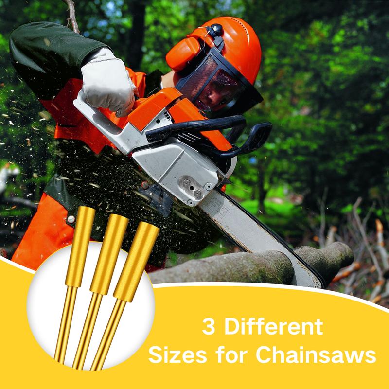 30/60 Pcs Diamond Chainsaw Sharpener 5/32, 3/16, 7/32 Inches - Laabuu
