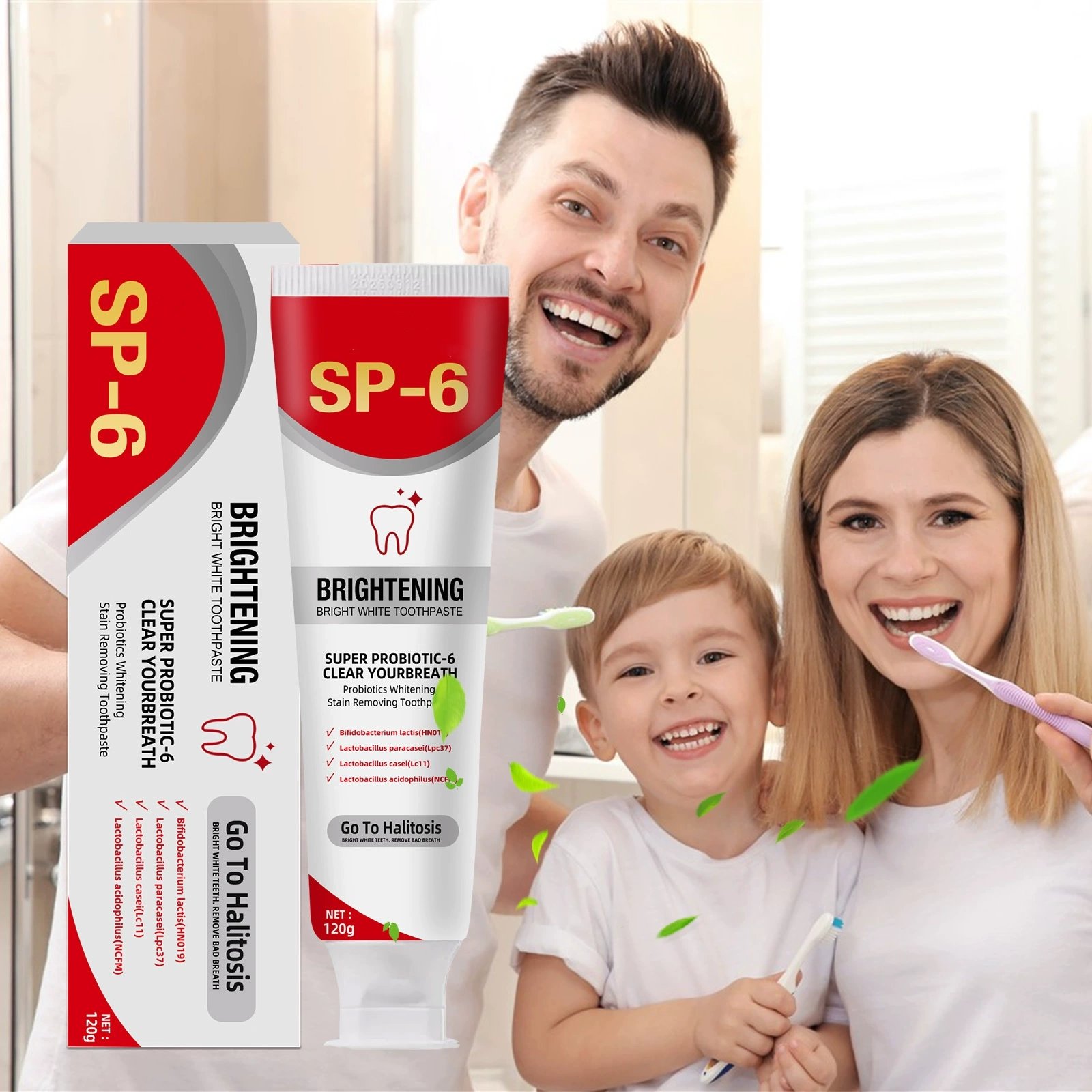 🔥Buy 1 Get 2 Free (3PCS) 🦷🦷Super Probiotic-6 Toothpaste with 6 ...