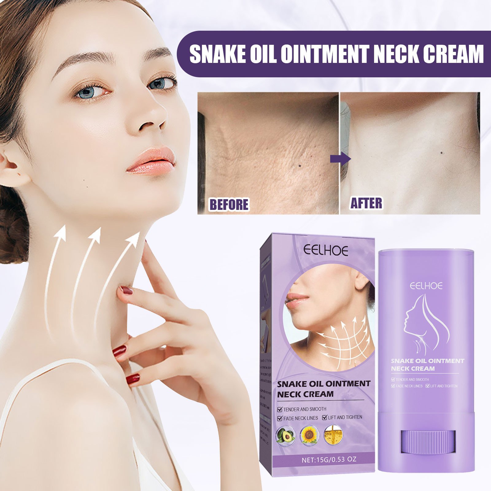🔥Neck Care Stick, Oil-nourishing, Firming & Lifting Firming Neck Cream ...